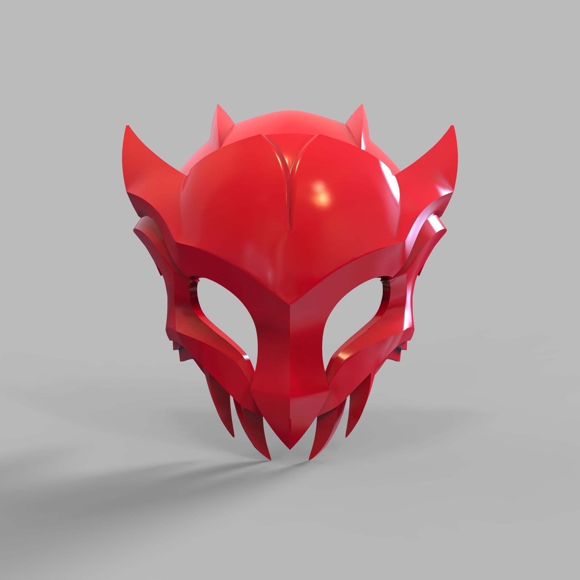 Red Claw Halloween Full Wearable Mask with Teeth 3D model 3D printable ...