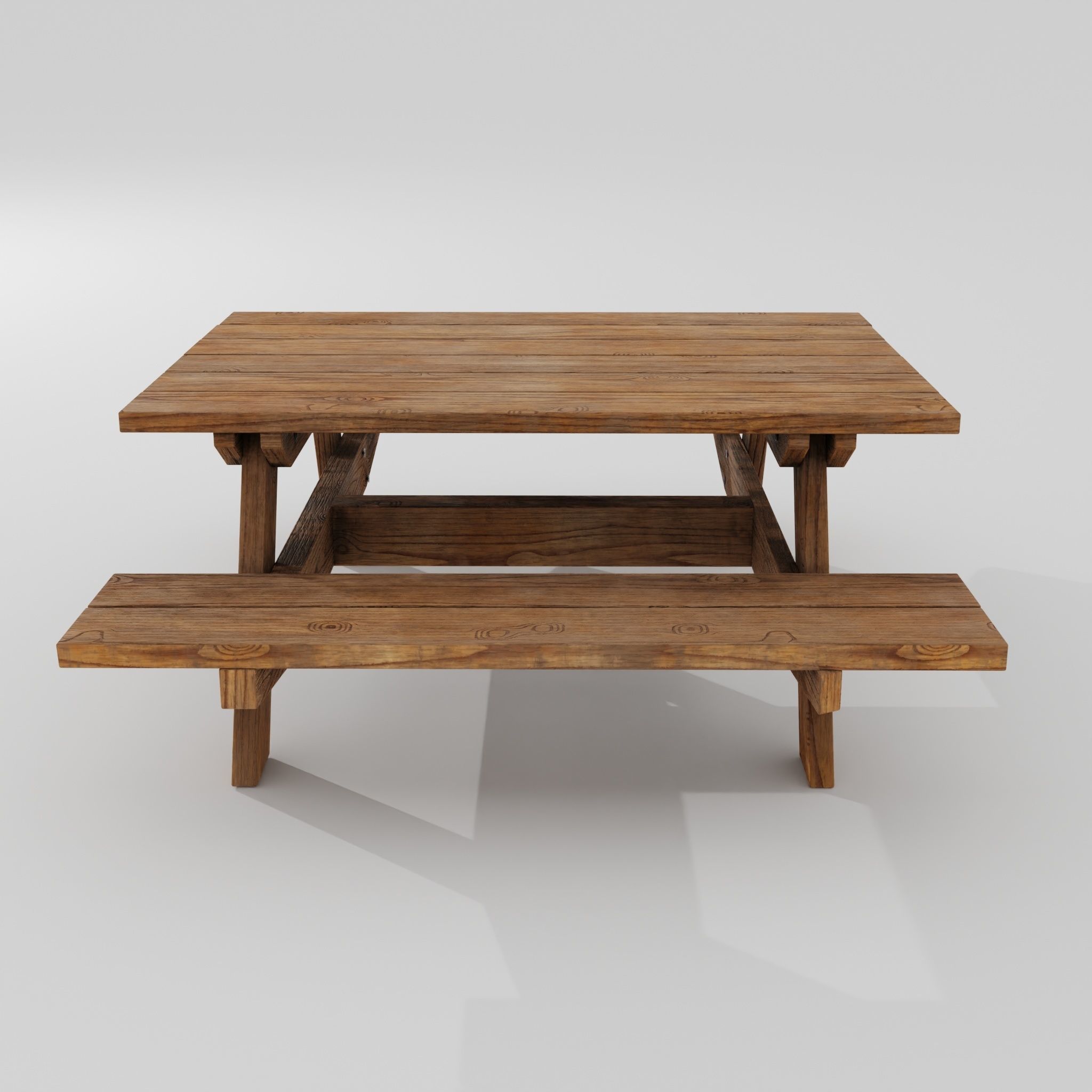 Picnic table 3D model | CGTrader