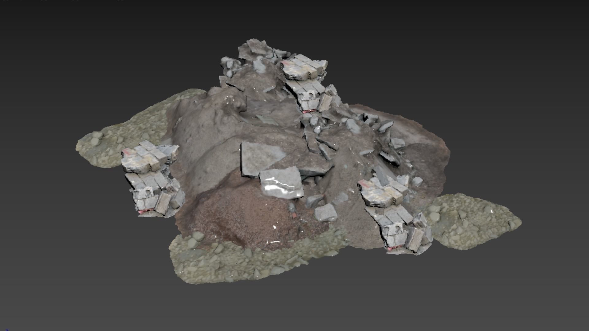 3D model House Rubble VR / AR / low-poly | CGTrader