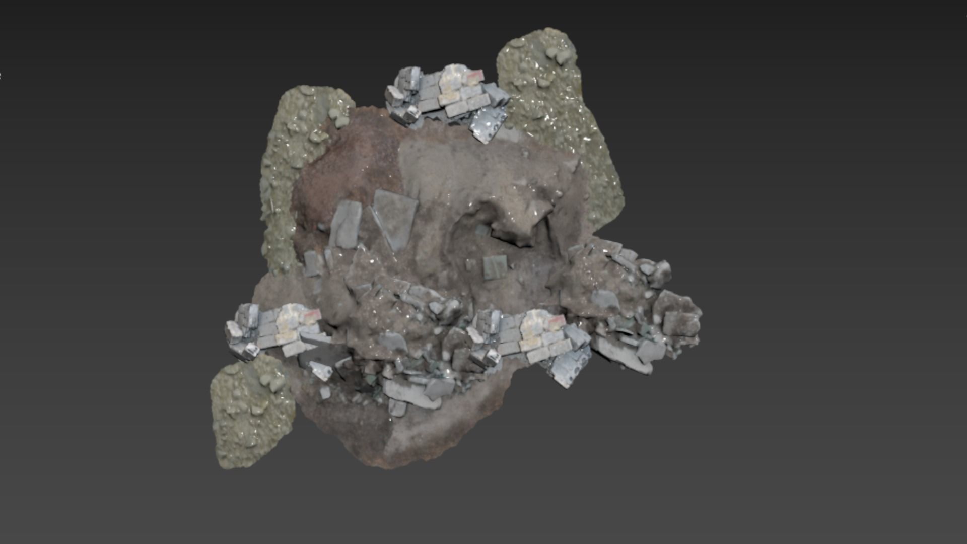 3D model House Rubble VR / AR / low-poly | CGTrader