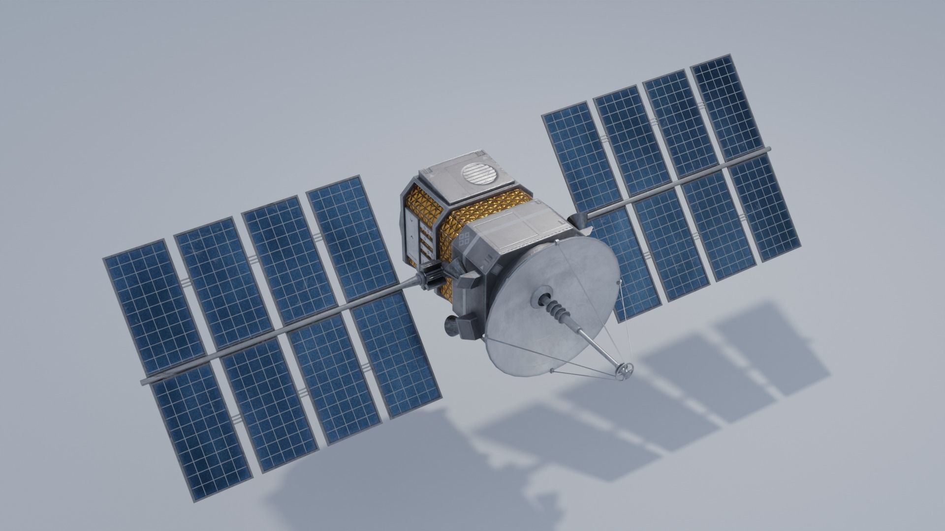 3D model Sci-fi Satellite with 4K Textures VR / AR / low-poly | CGTrader
