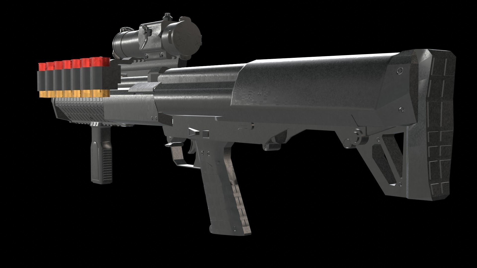 Kel-Tec KSG 3D model | CGTrader