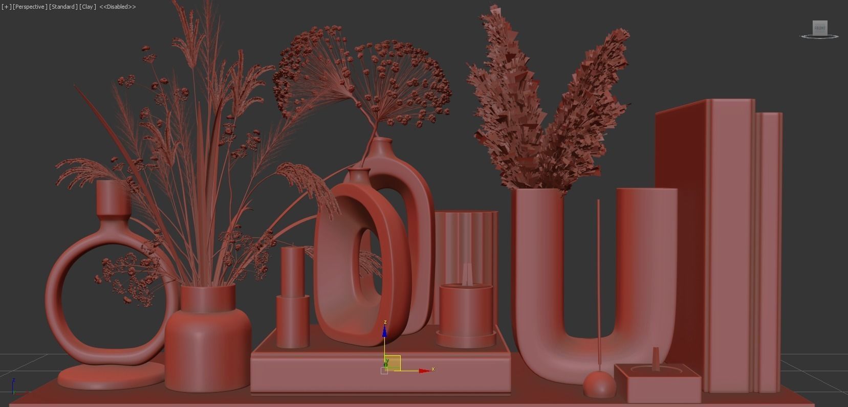 Decor Set 067 3d Model Cgtrader