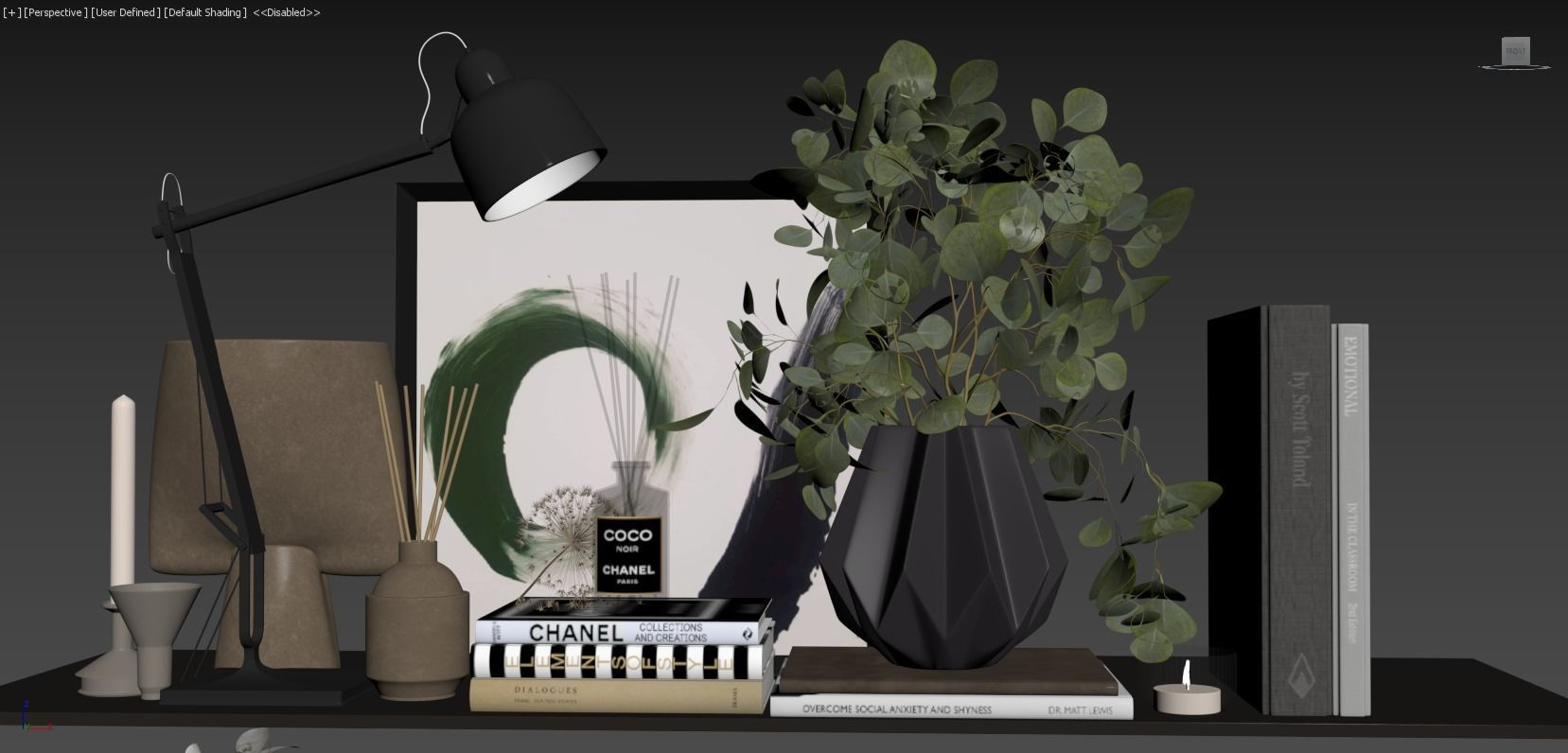 Decor Set 068 3d Model Cgtrader