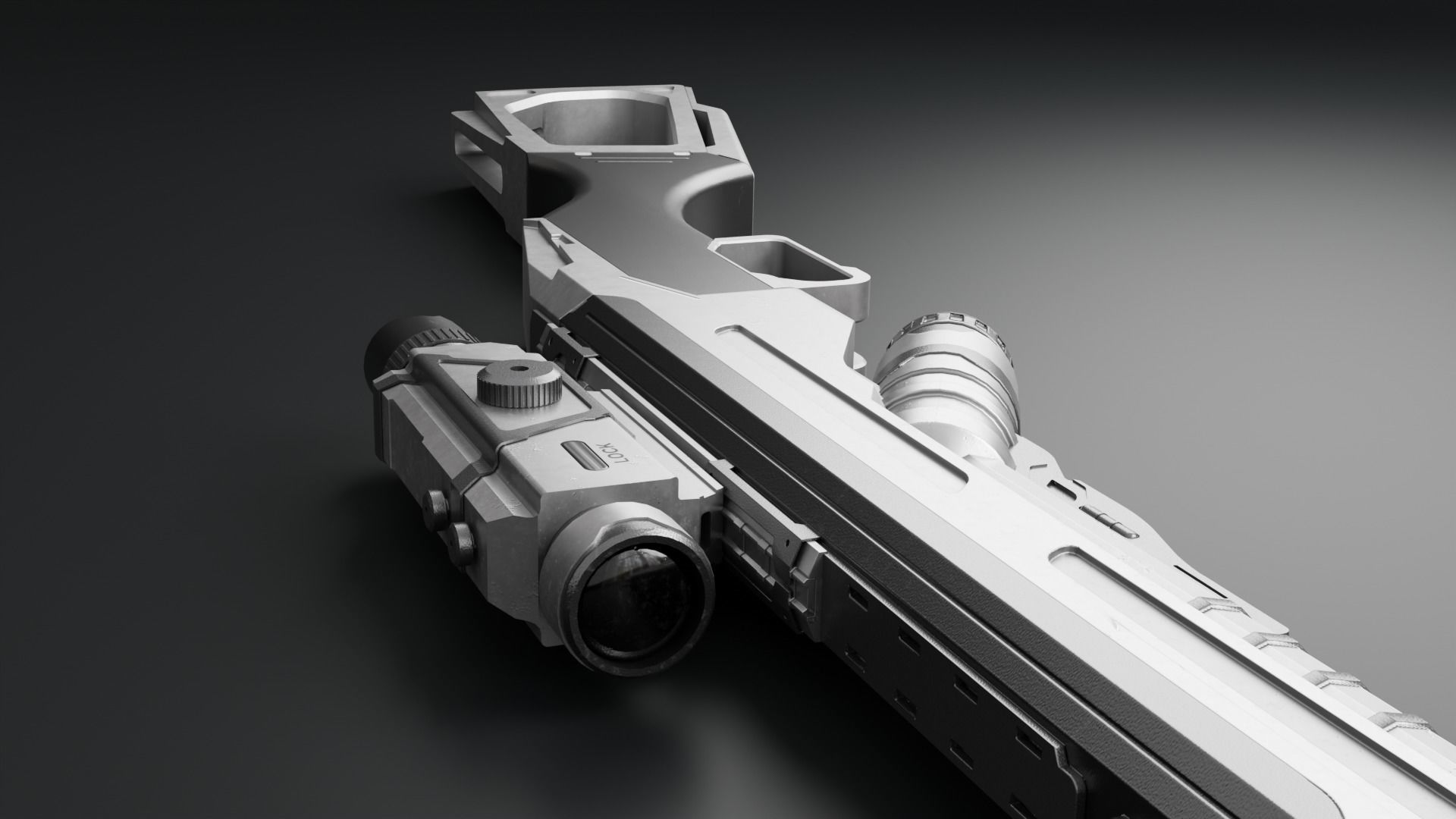 Sci-Fi Rifles Game Asset 3D Model 3D model | CGTrader