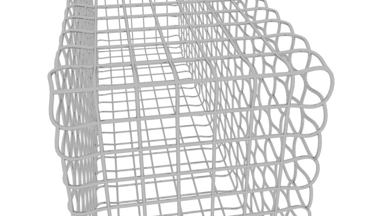 Gabion Wall 3D model animated | CGTrader