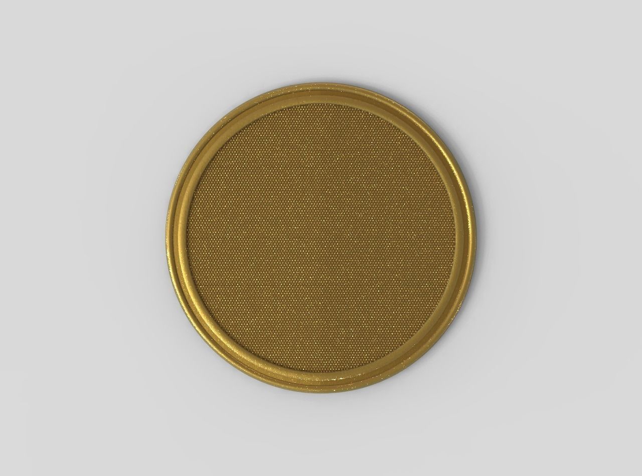 Round base for badges and more 03 3D model 3D printable | CGTrader