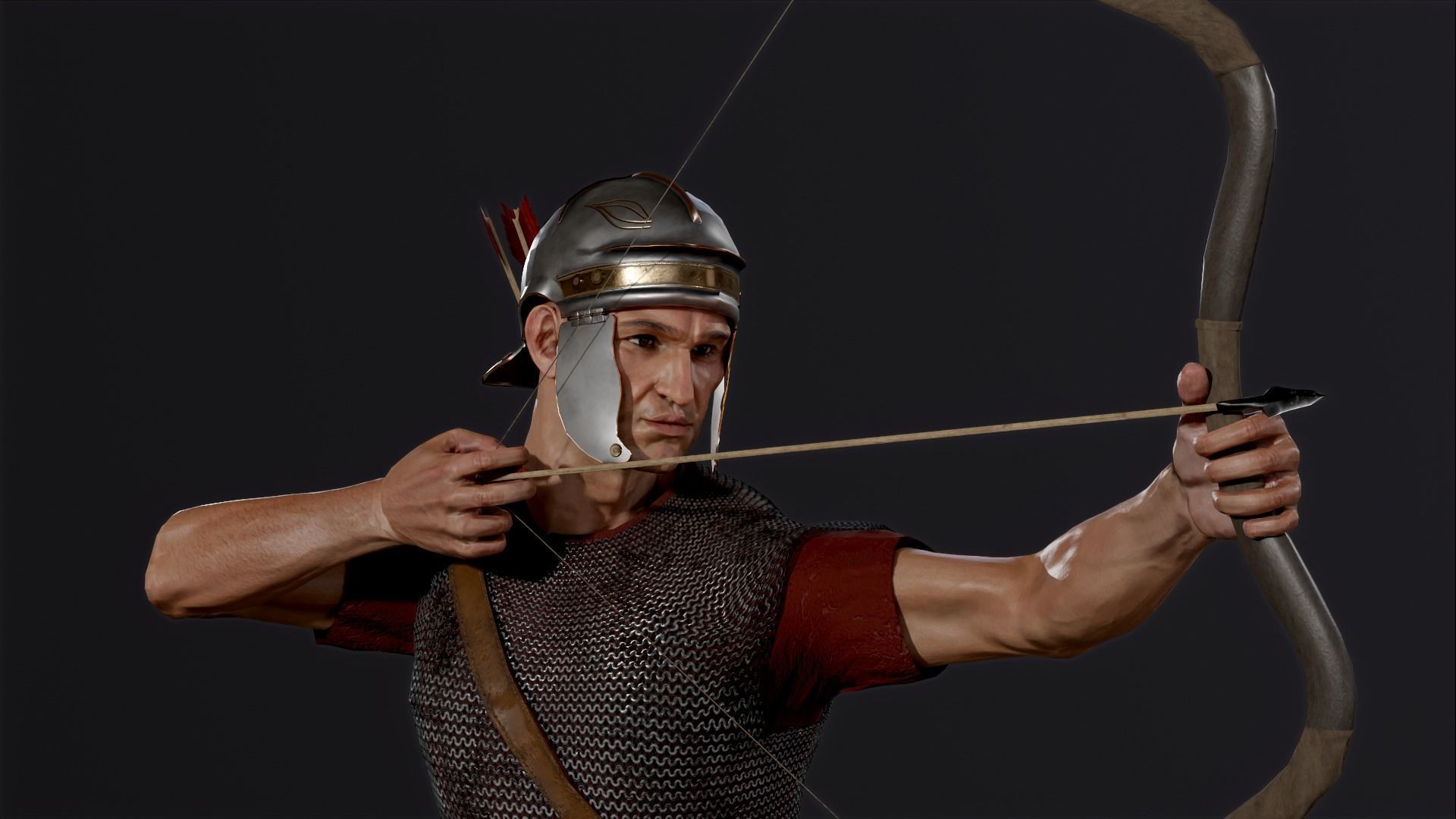 3D model Roman Archer VR / AR / low-poly | CGTrader