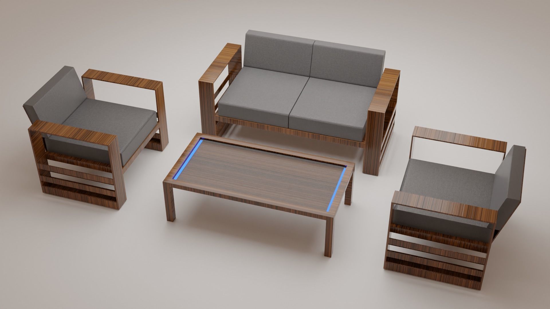 modern sofa 3d model free 3D model | CGTrader