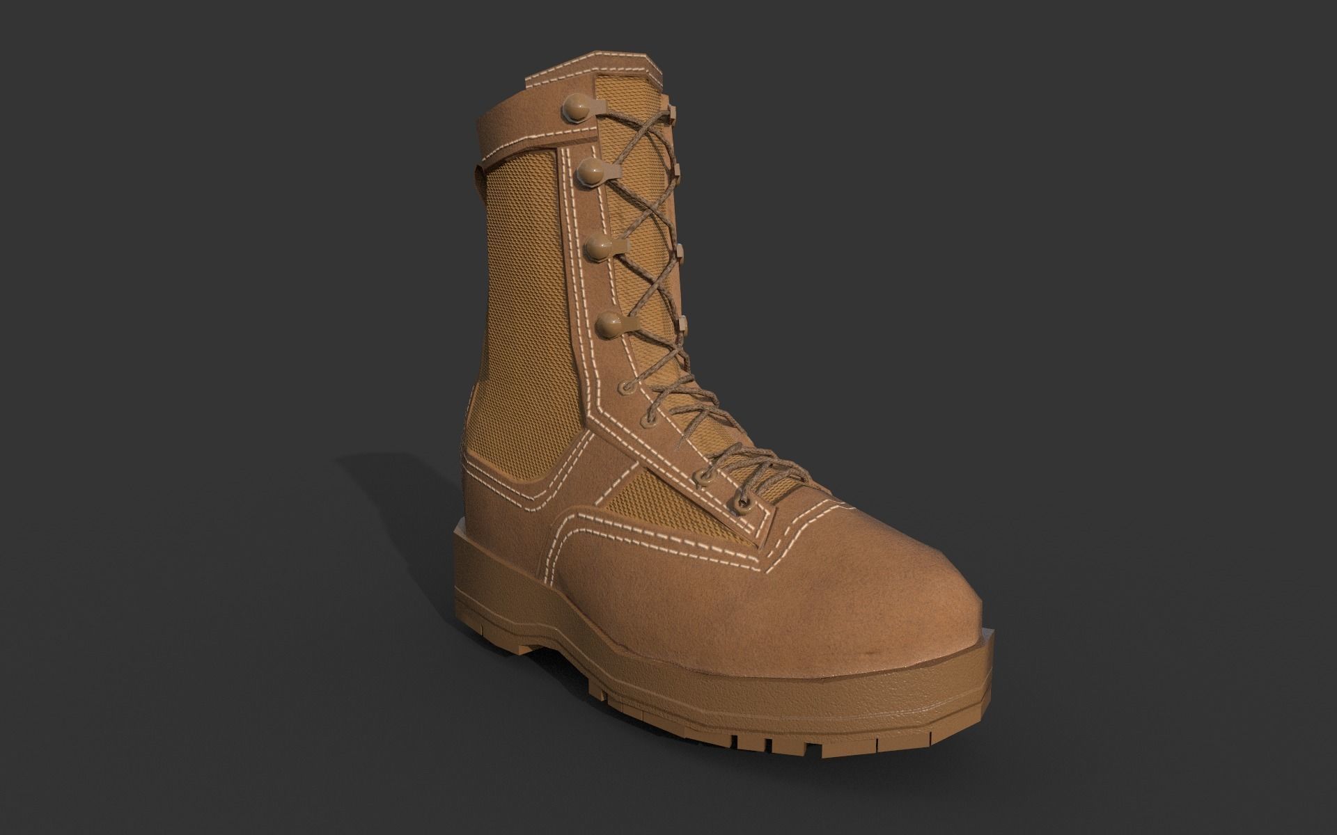 3D model Air Force Boot VR / AR / low-poly | CGTrader