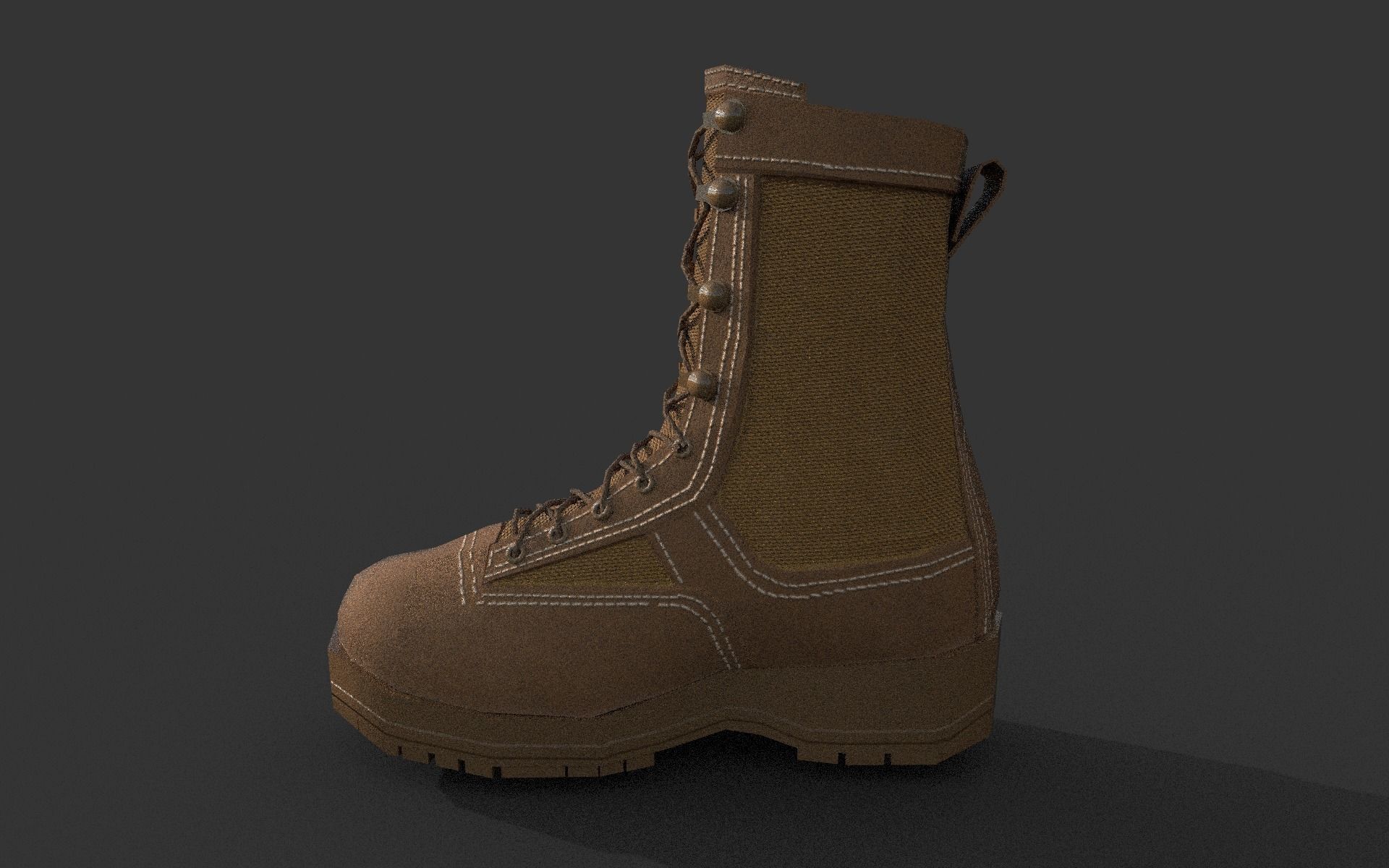 3D model Air Force Boot VR / AR / low-poly | CGTrader