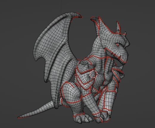 Gargoyle Statue free 3D model | CGTrader