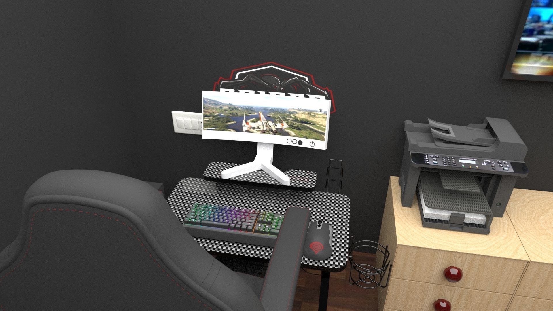 Computer Room 3D model | CGTrader