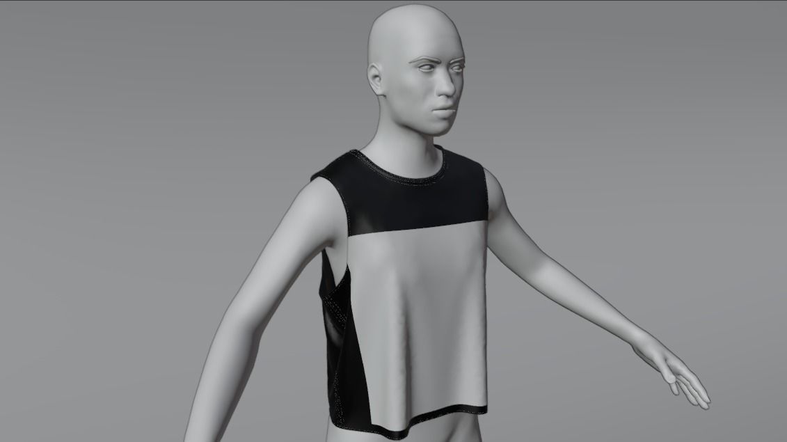 Tank Top free 3D model | CGTrader