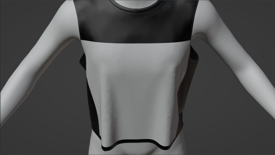 Tank Top free 3D model | CGTrader