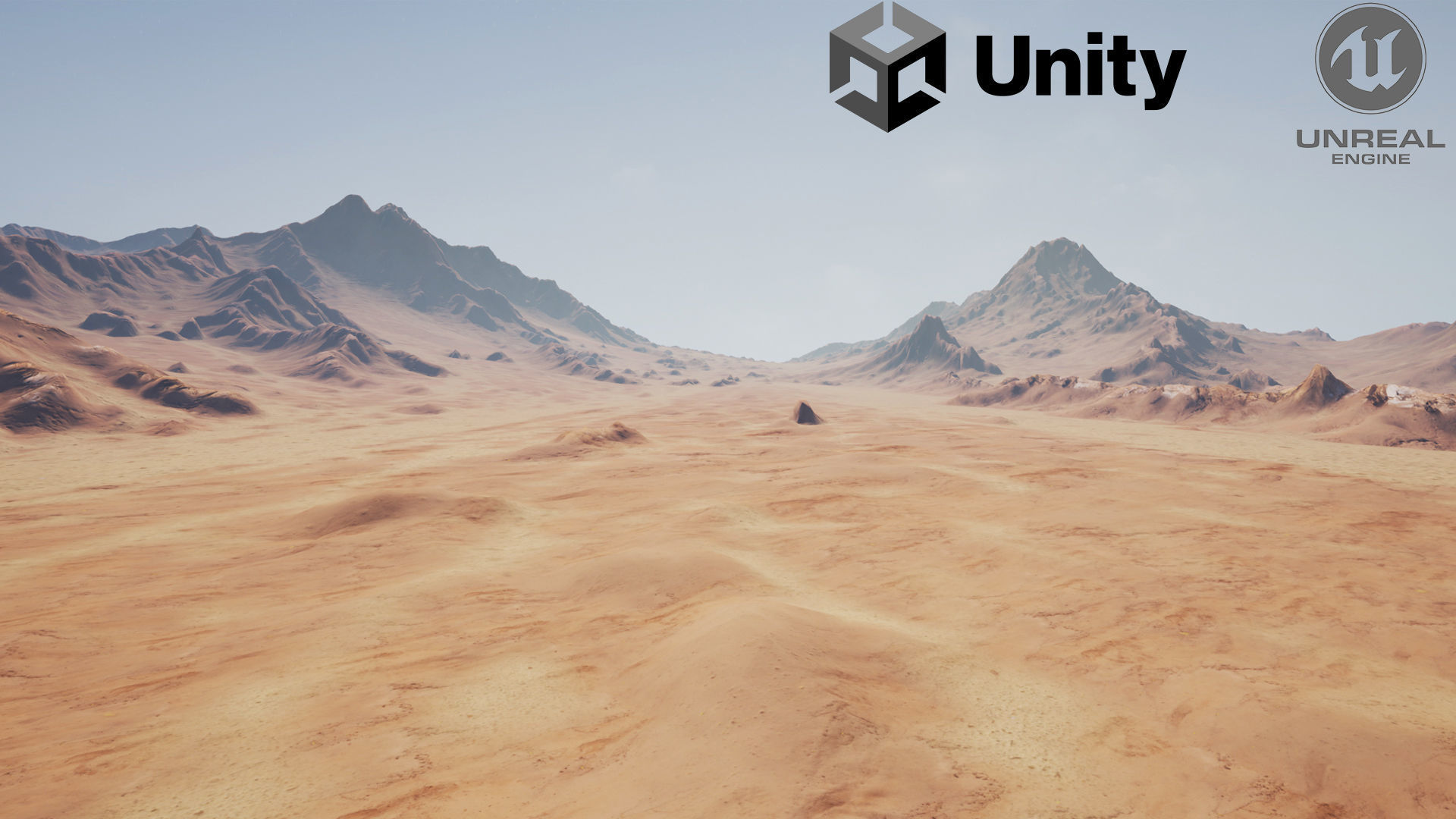 unity desert terrain 3D model | CGTrader