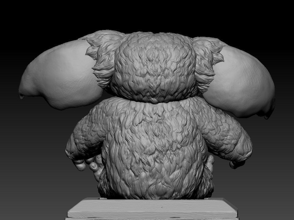 Gizmo teddy bear 3D model 3D printable | CGTrader