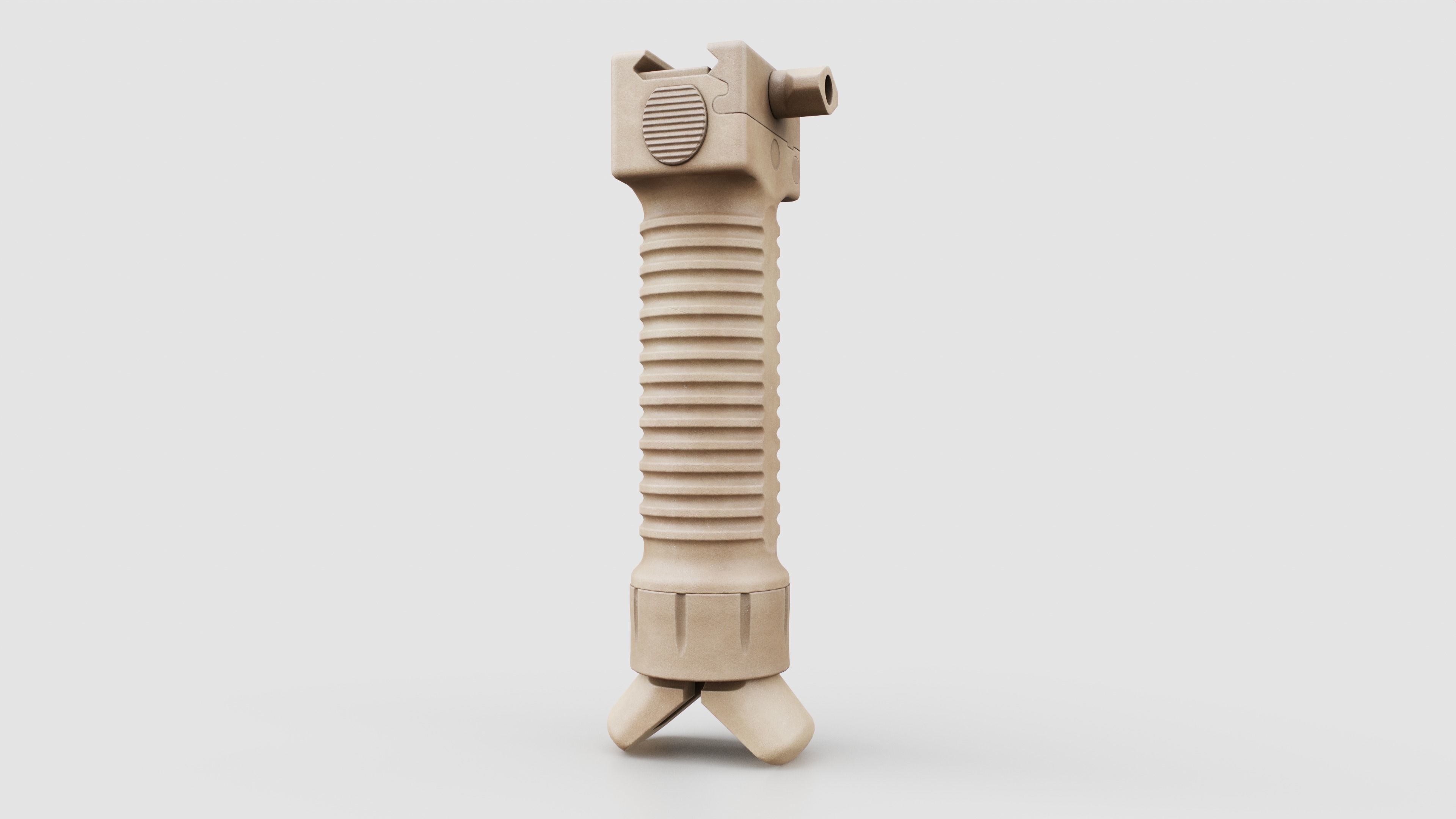 3D model Grip Pod GPS-02 Vertical Grip Bipod VR / AR / low-poly | CGTrader