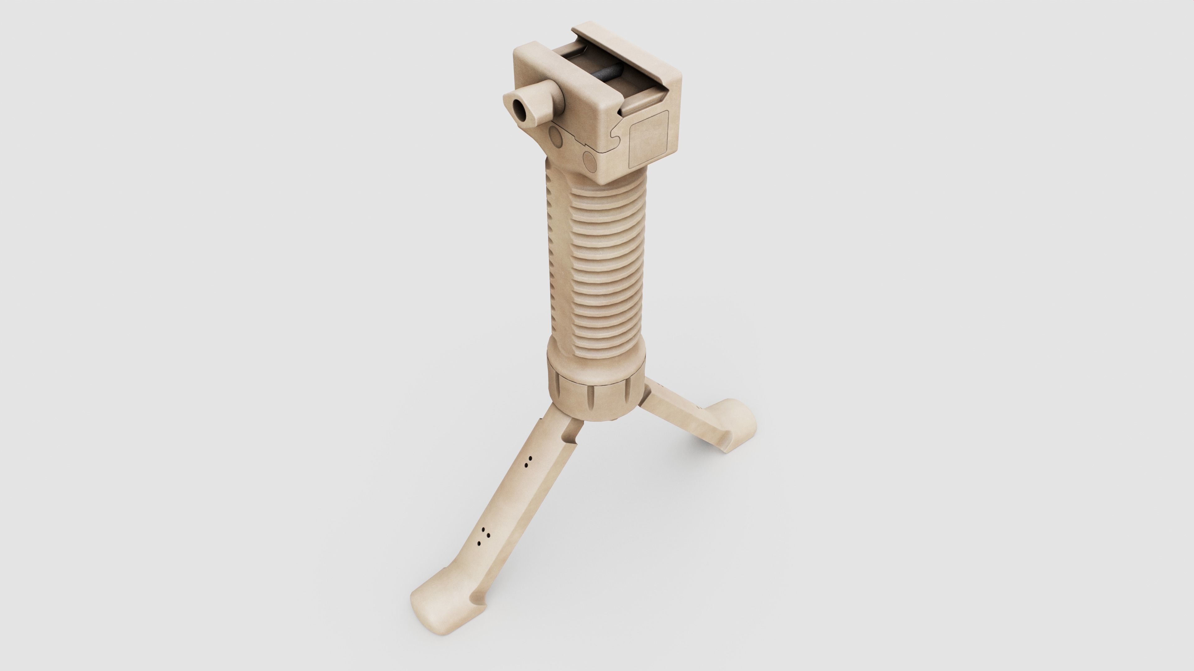3D model Grip Pod GPS-02 Vertical Grip Bipod VR / AR / low-poly | CGTrader
