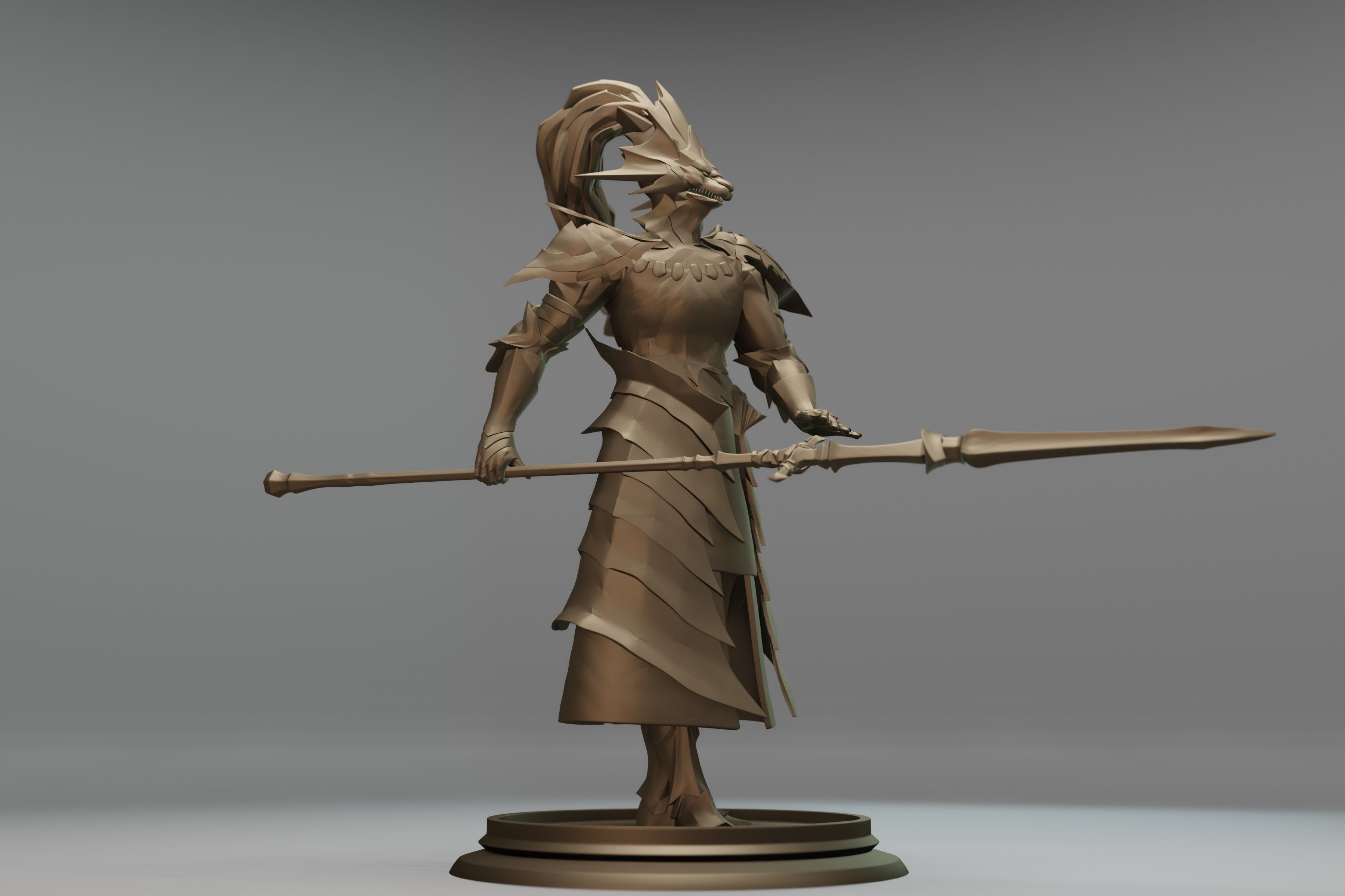 DRAGONSLAYER ORNSTEIN - DARK SOULS 3D model 3D printable | CGTrader