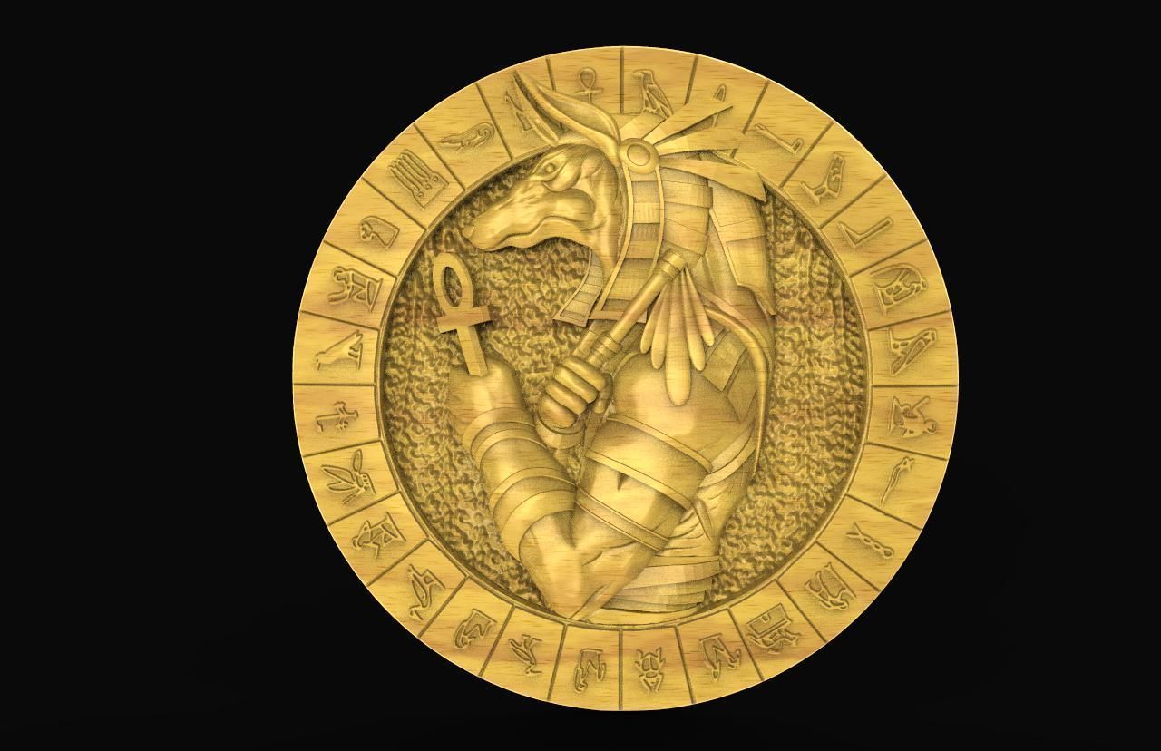 Anubis CNC 3 3D model 3D printable | CGTrader