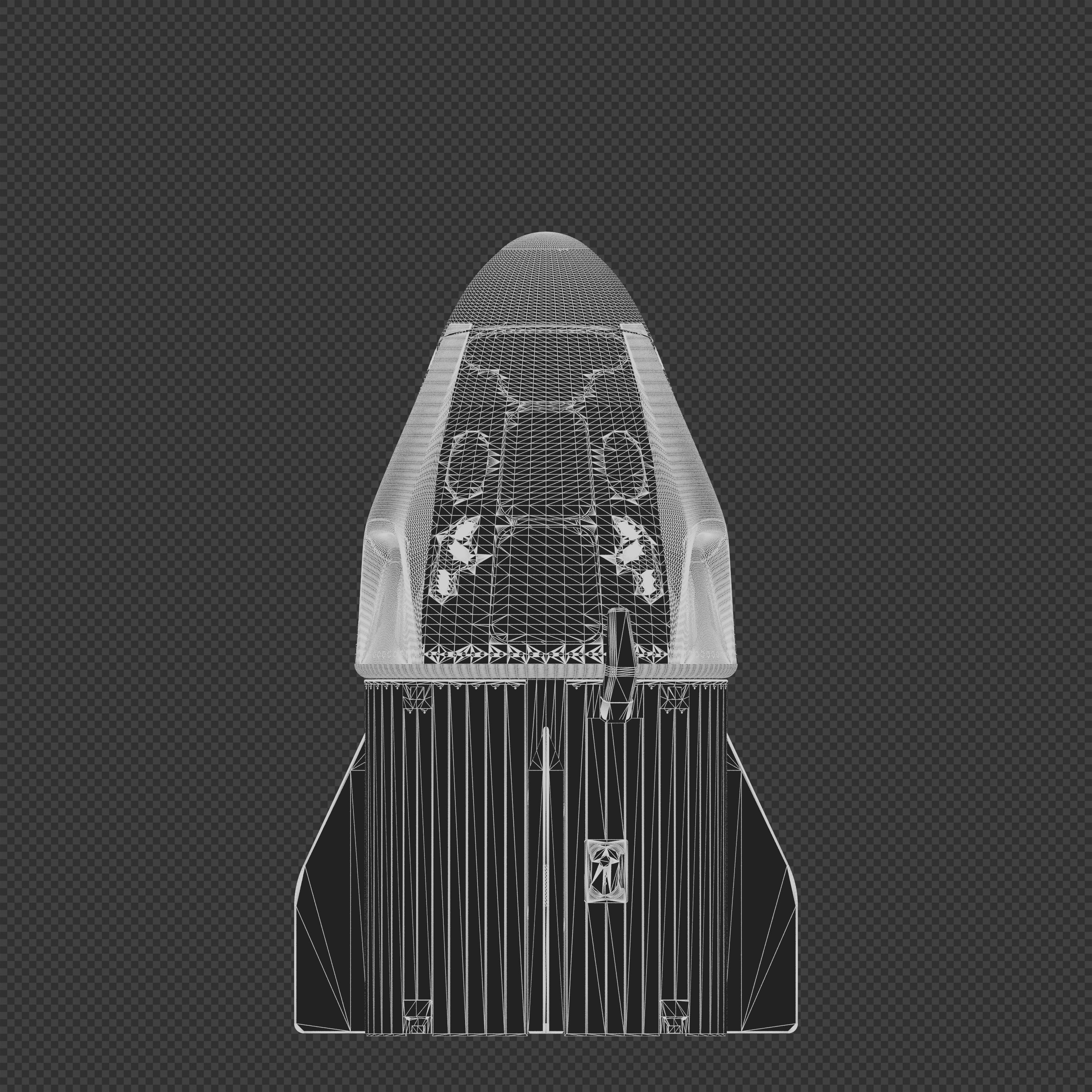 SpaceX Crew Dragon 3D model | CGTrader