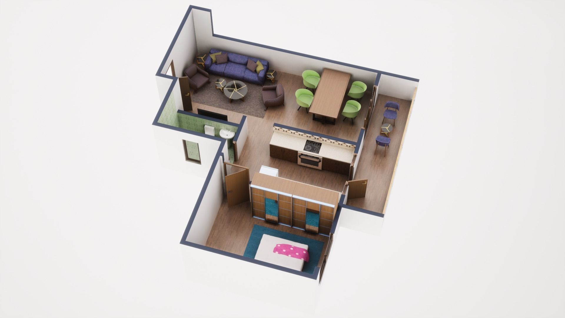 3D Floor Plan model 09 3D model | CGTrader