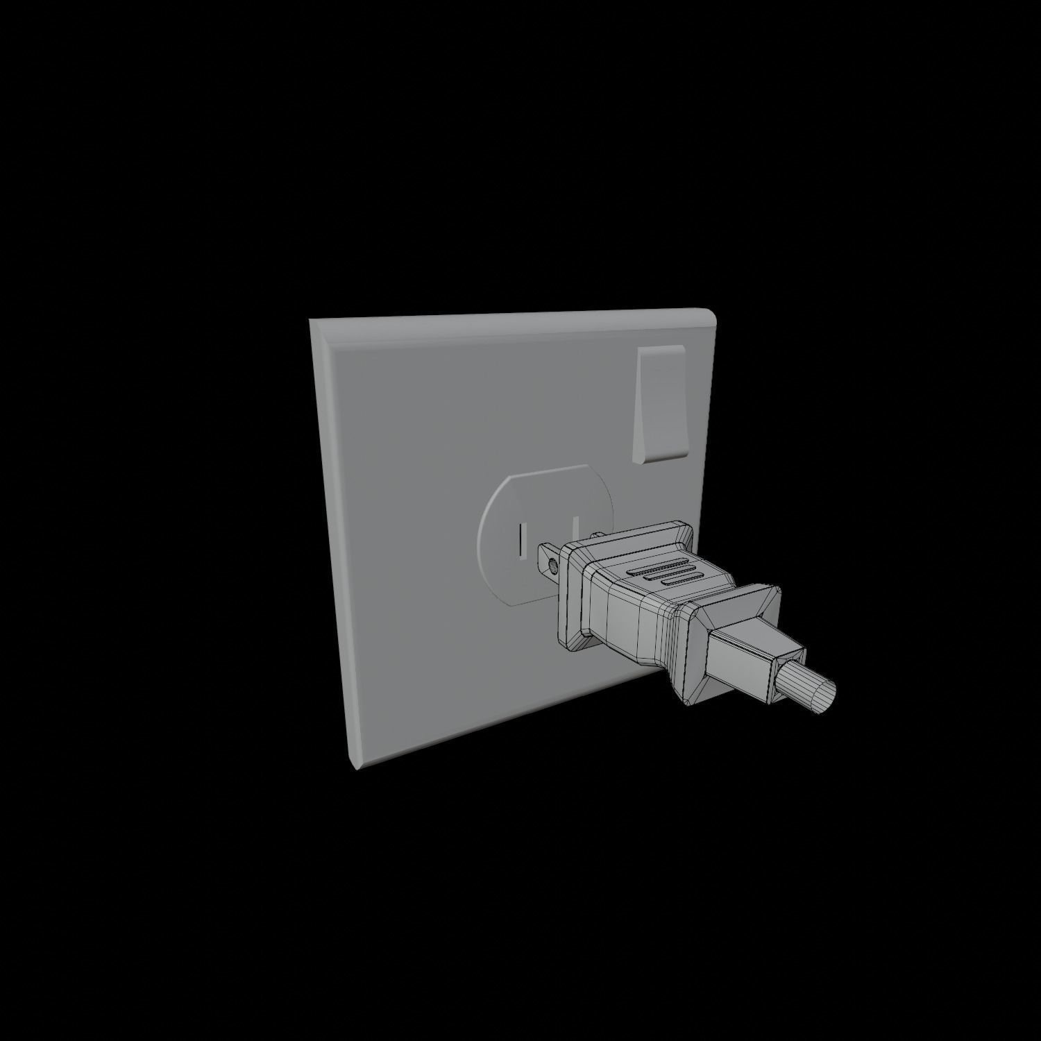 Type A Plug and Socket 3D model 3D printable | CGTrader
