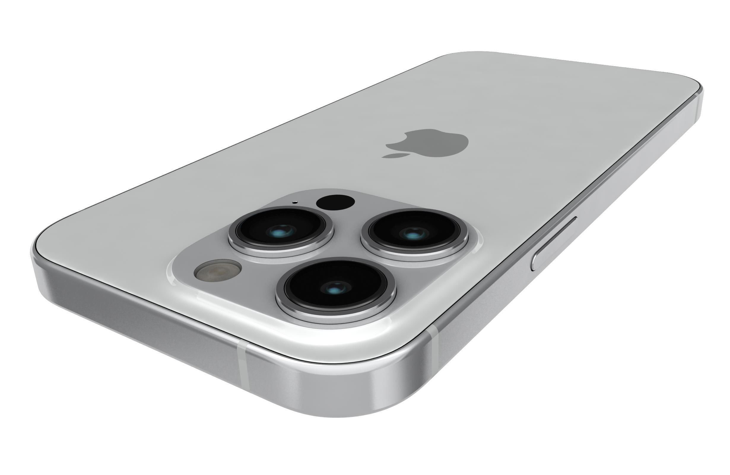 Apple iPhone 14 Pro White 3D model | CGTrader