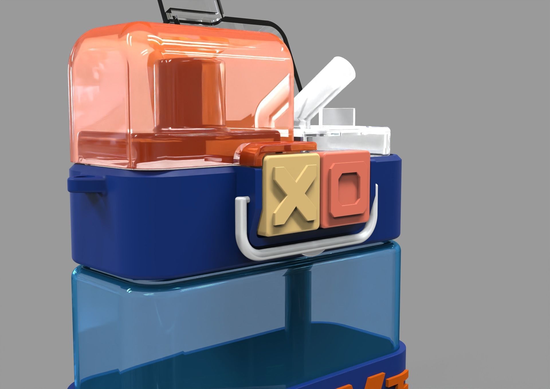 PLAY plastic bottle 3D model animated | CGTrader