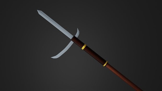 3D model Japanese Yari Spear 2 VR / AR / low-poly | CGTrader