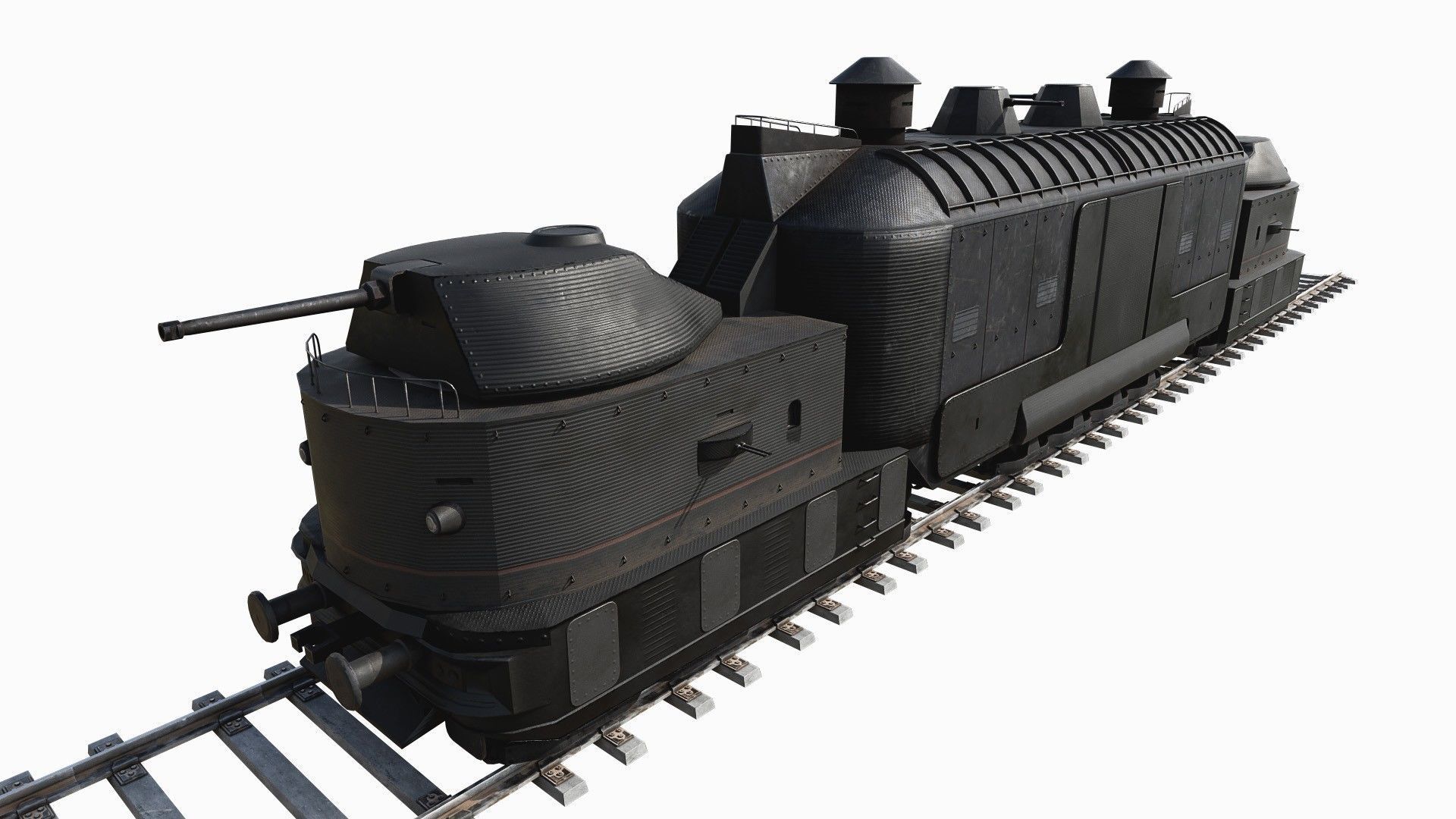 3D model Armoured Train VR / AR / low-poly | CGTrader