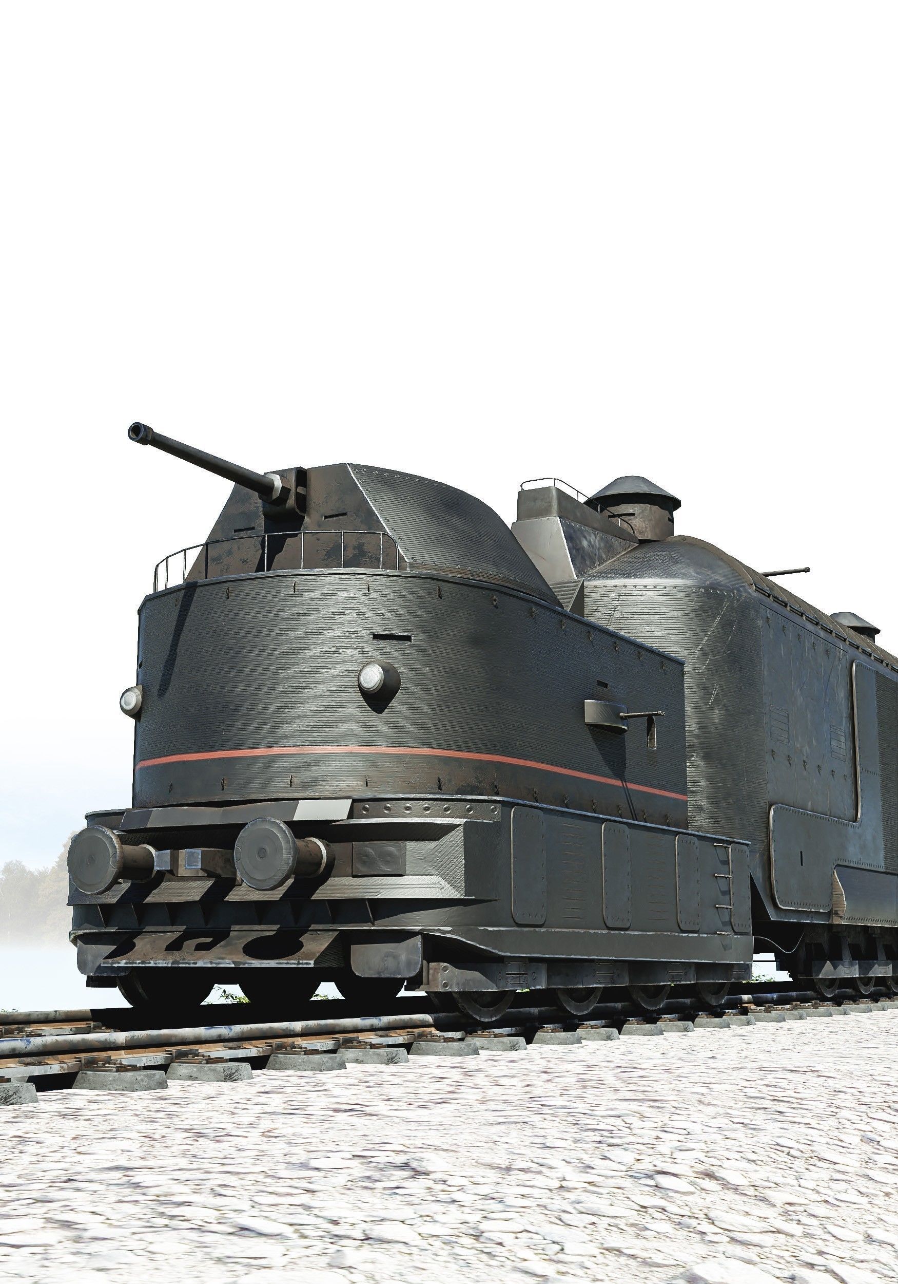 3D model Armoured Train VR / AR / low-poly | CGTrader