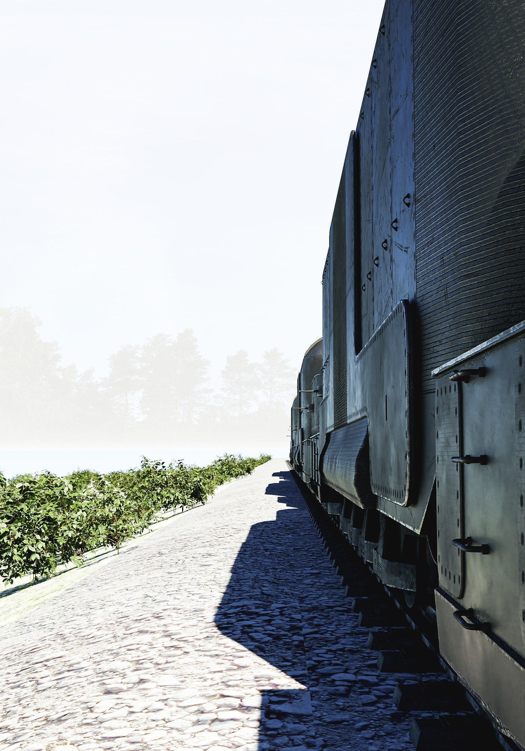 3D model Armoured Train VR / AR / low-poly | CGTrader