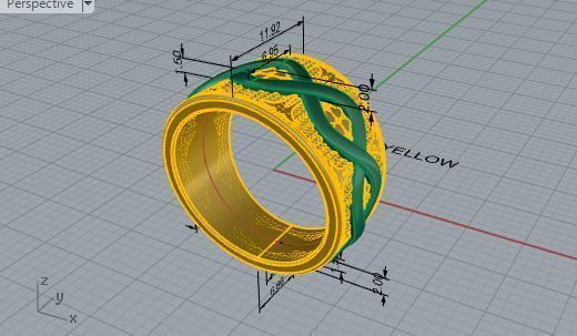 Perpetuity ring 2700 3D print model 3D model 3D printable | CGTrader