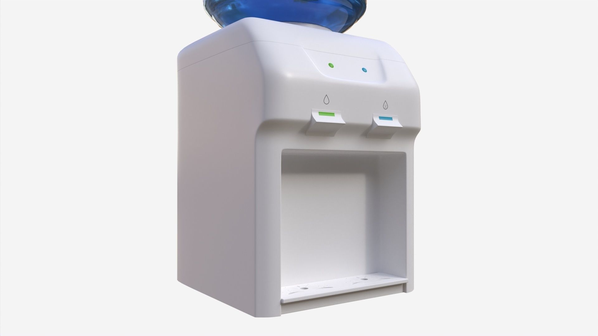Top Load Small Table Water Dispenser 01 3D model | CGTrader