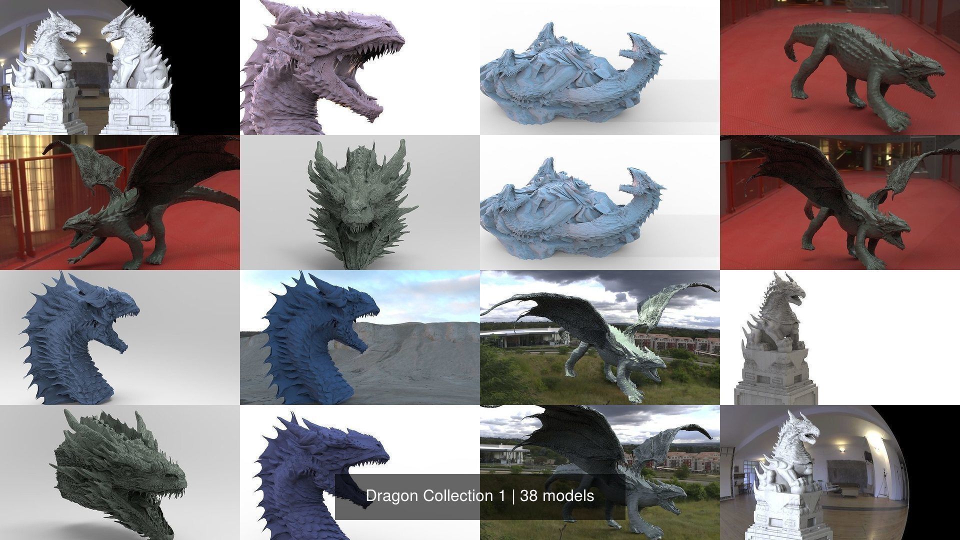 Dragon Collection 1 | CGTrader