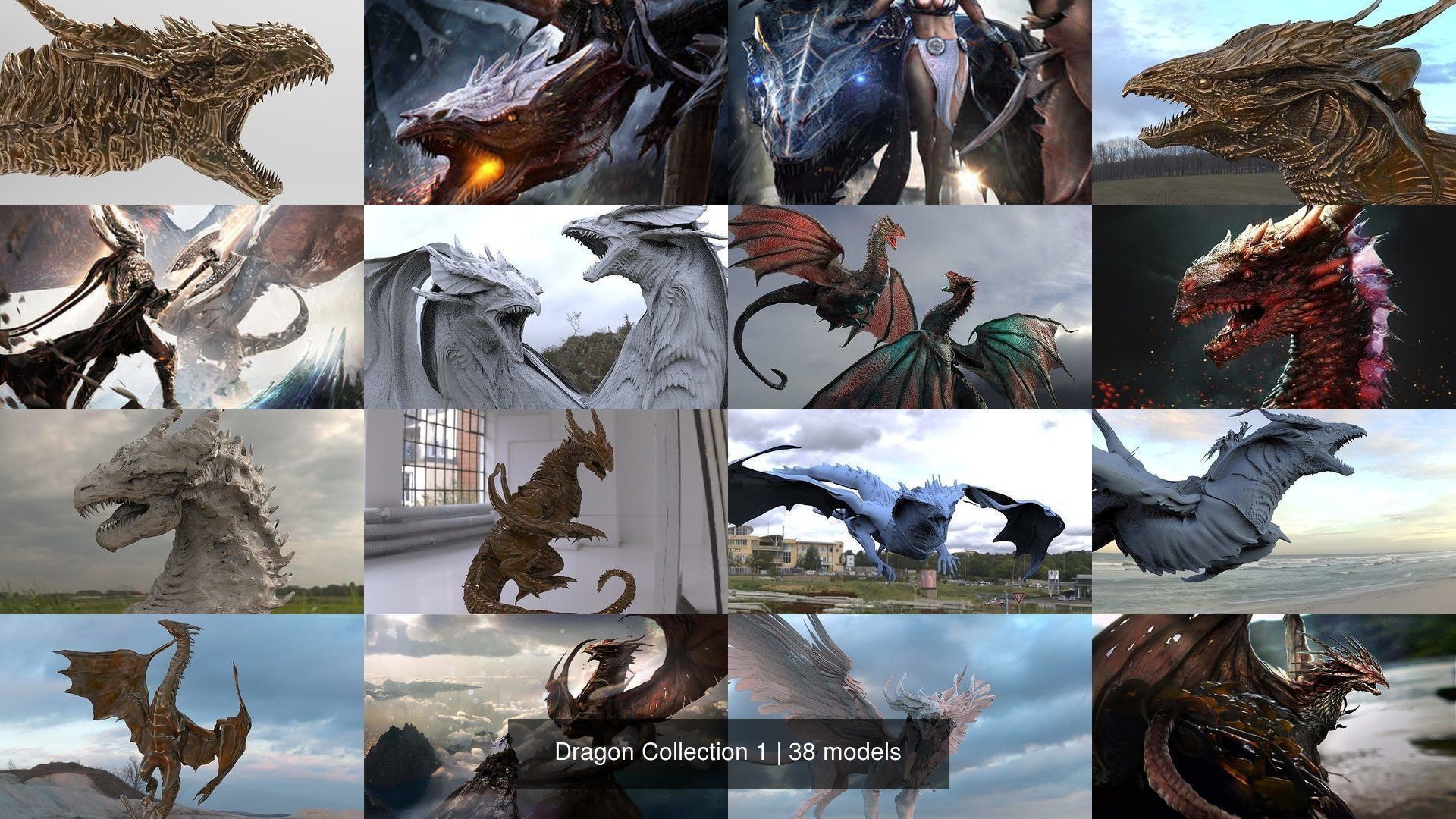 Dragon Collection 1 | CGTrader