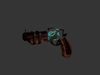 Steampunk Magic Gun free 3D model animated rigged | CGTrader
