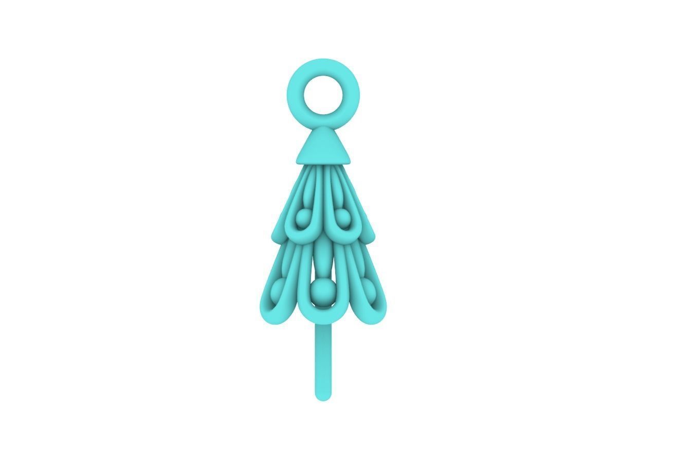 Chinese Scroll Hairstick-Hair Pin-Printable Accessories 3D model 3D ...