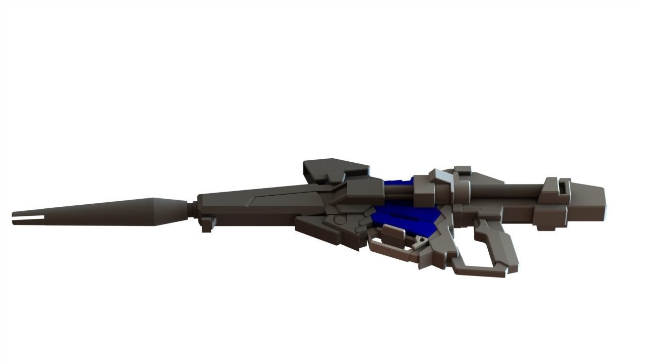 Gundam unicorn beam magnum - human size 3D model 3D printable | CGTrader