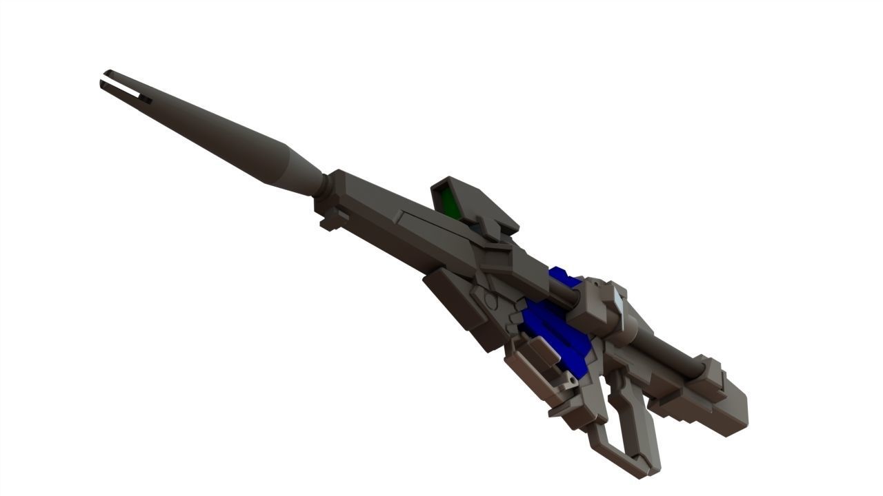 Gundam unicorn beam magnum - human size 3D model 3D printable | CGTrader