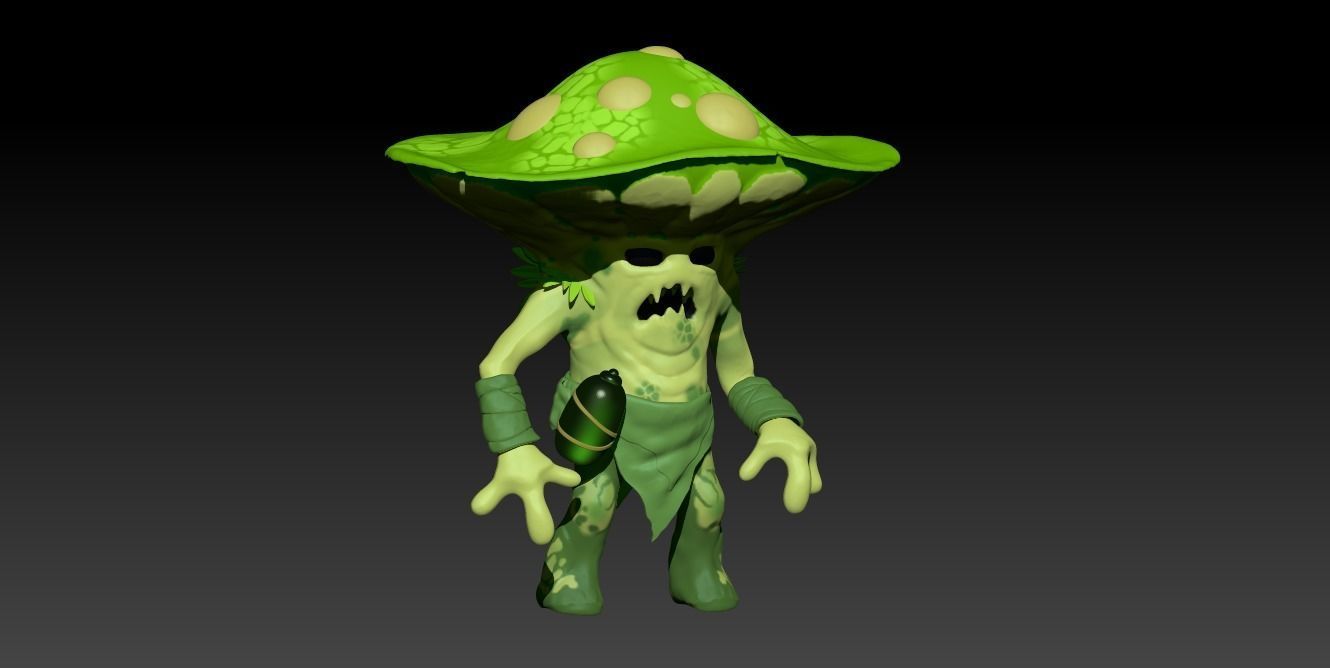 Stylized Mushroom 3D model | CGTrader