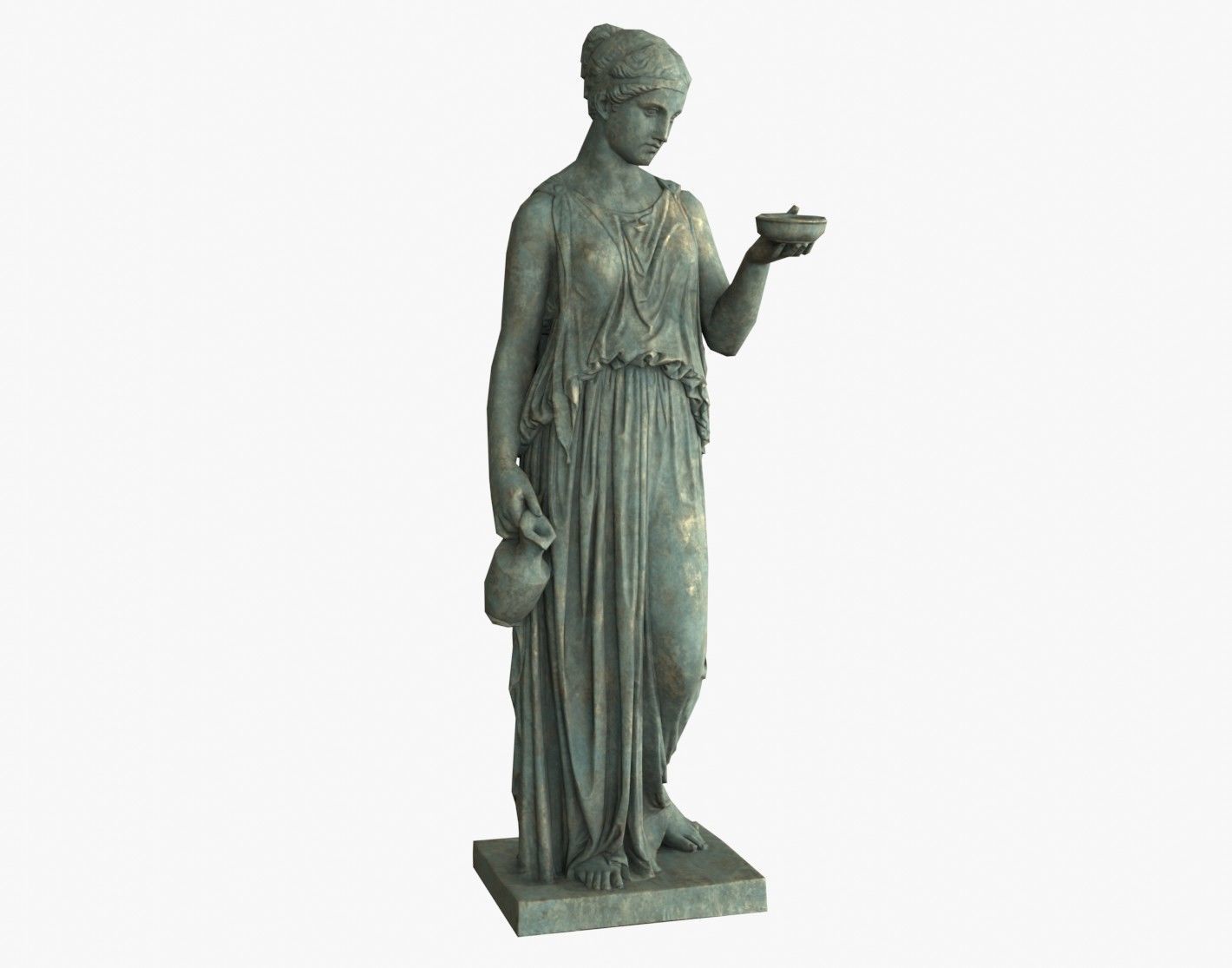 3D model Hebe Statue - Bronze VR / AR / low-poly | CGTrader