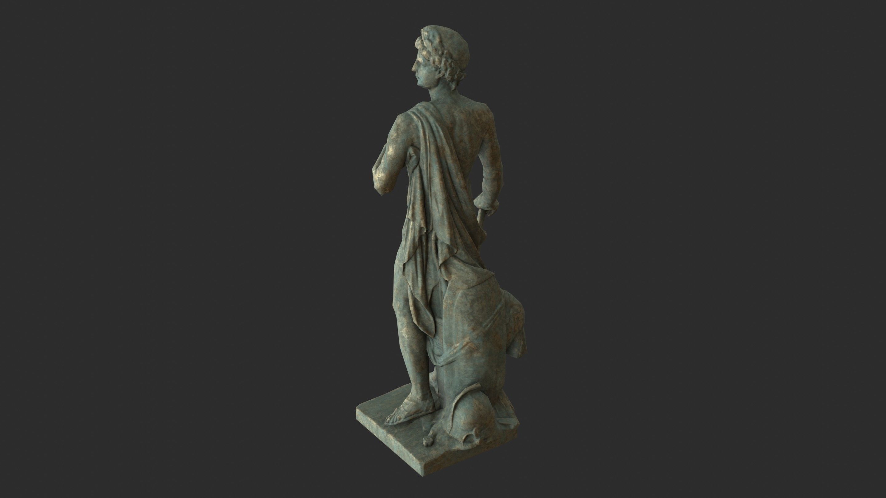3D model Roman Imperator - Bronze VR / AR / low-poly | CGTrader