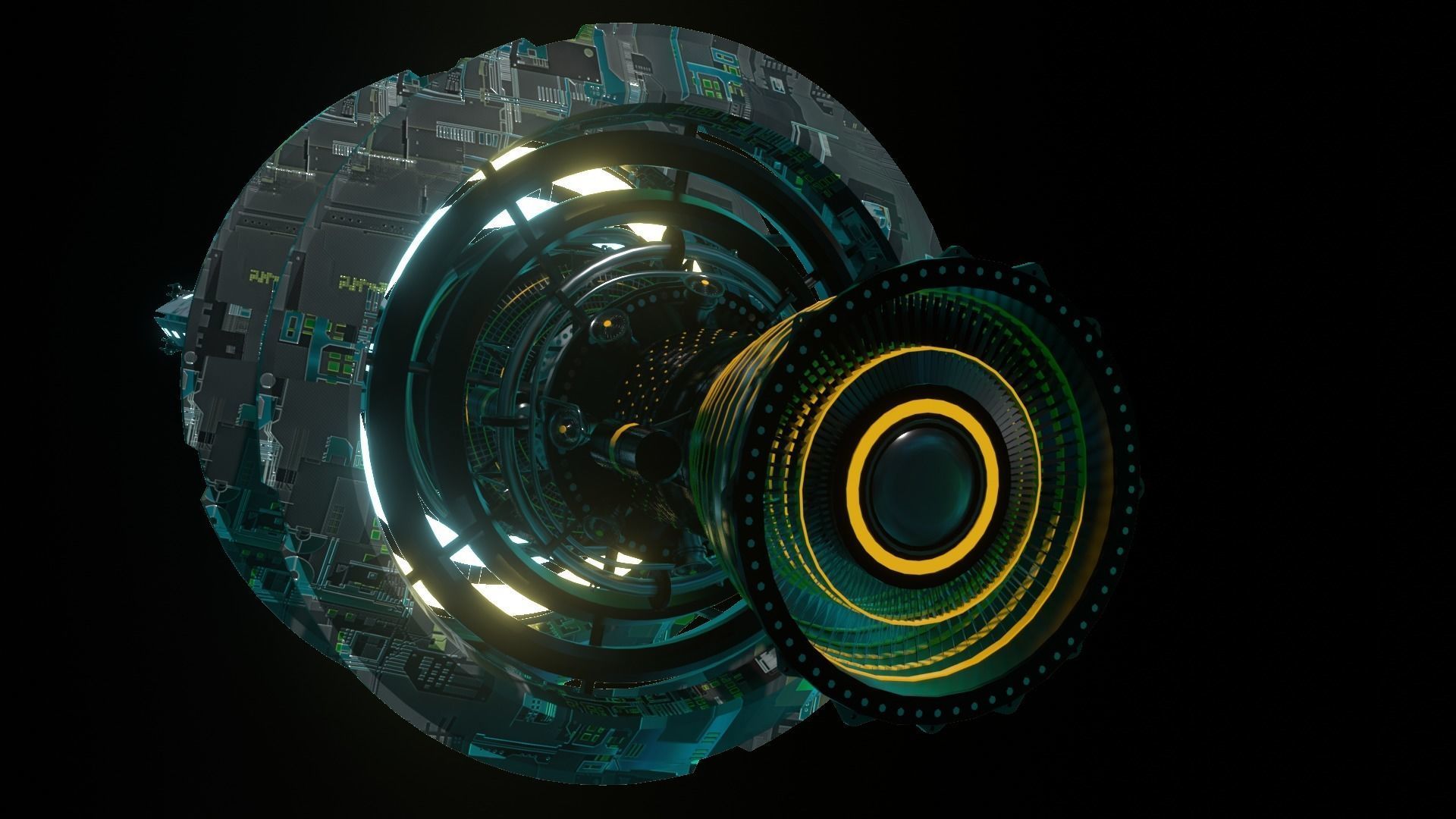 SCFI IMPERIAL Corvette Spaceship Low-poly 3D model animated | CGTrader