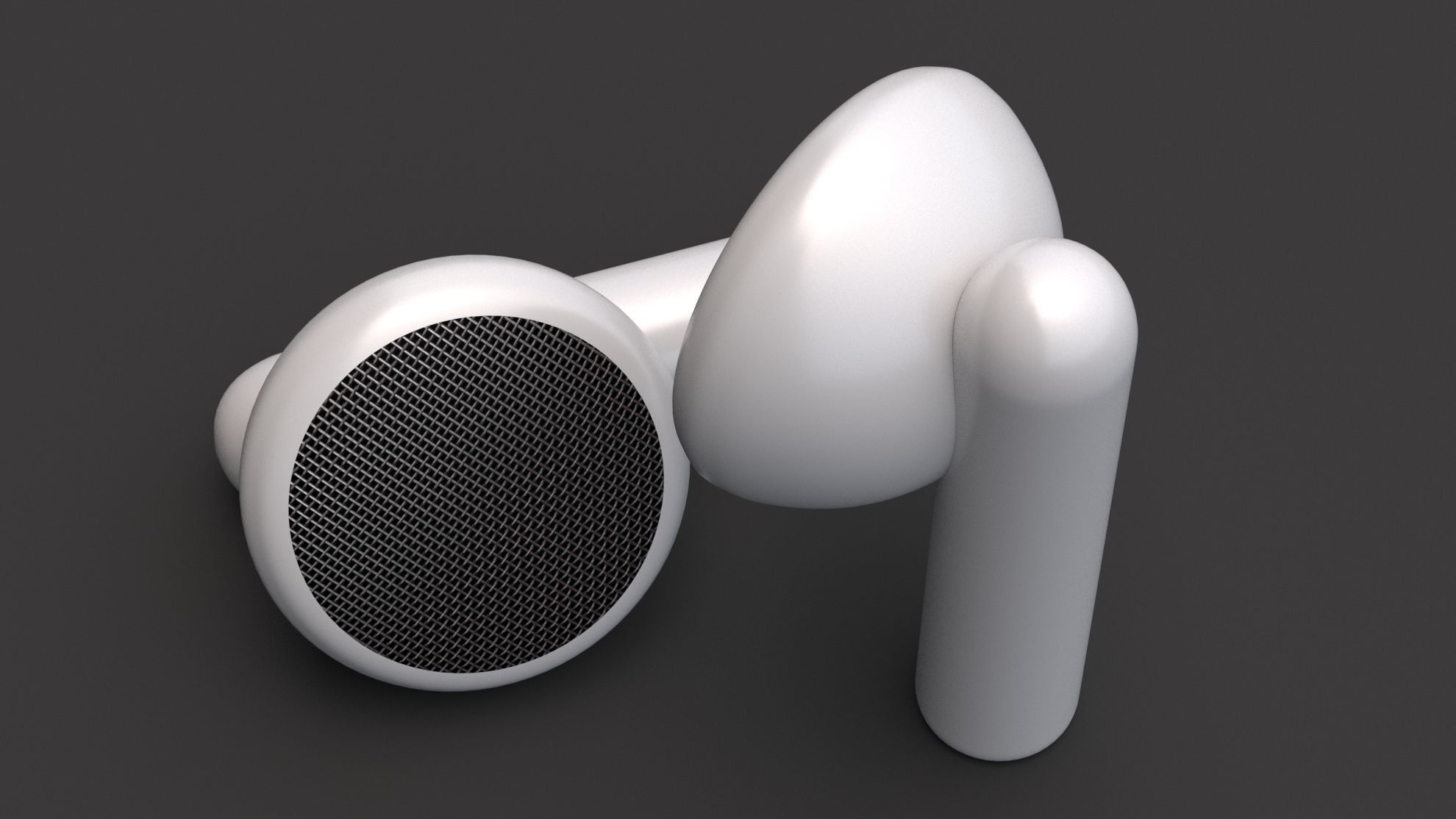 Earphones Earbuds 3D model | CGTrader