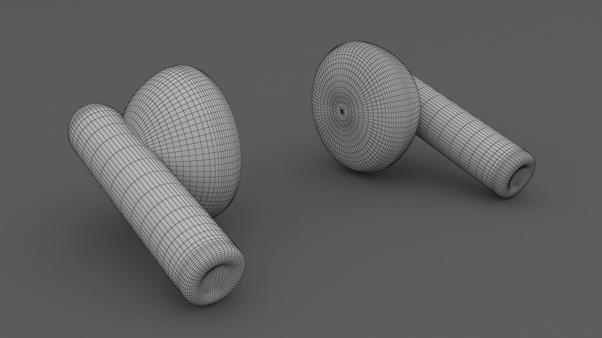 Earphones Earbuds 3D model | CGTrader