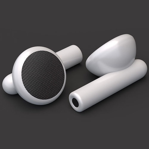 Earphones Earbuds 3D model | CGTrader