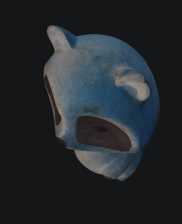 Old USSR Soviet Rubber Toy Raccoon 3D model | CGTrader